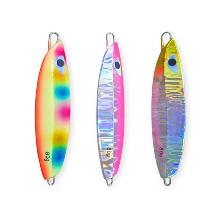 Isca de Pesca Alto Mar Refletiva (unidade) 80g TBYE-12-80 – CJ Blademaster