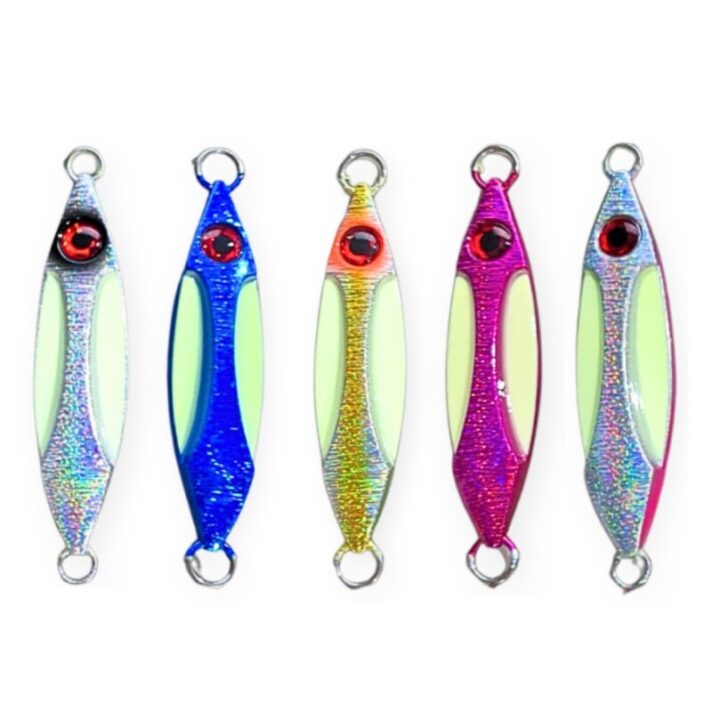 Isca de Pesca Alto Mar Refletiva c/ formato de peixe (unidade) 200g ...