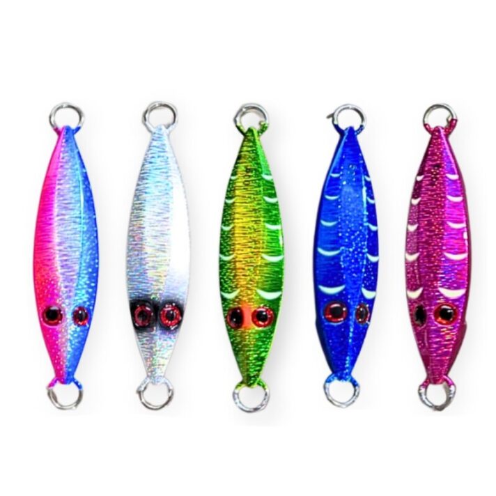 Isca de Pesca Alto Mar Refletiva c/ formato de peixe (unidade) 150g ...